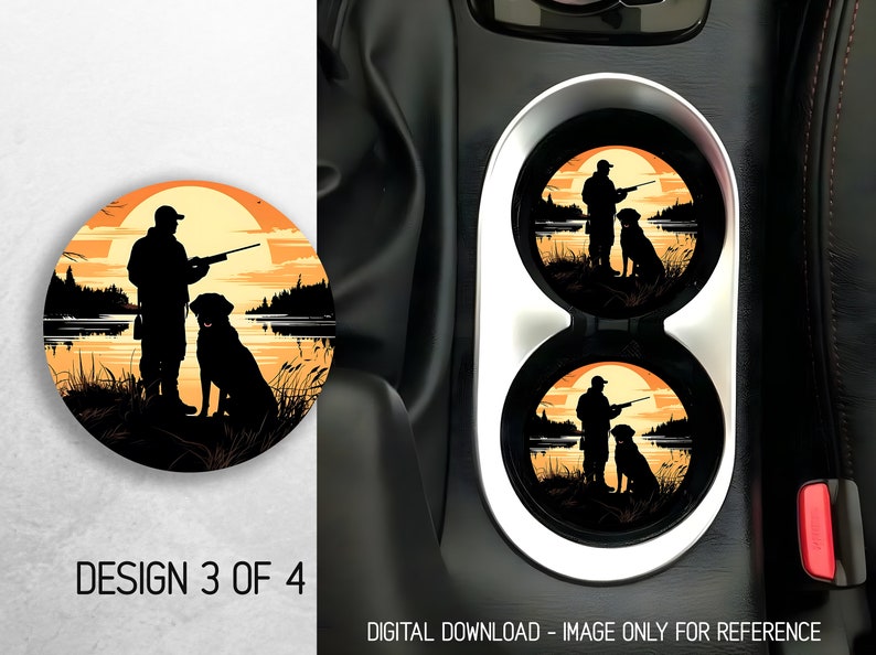 Duck Hunting Car Coaster PNG Mallard Duck Car Coaster Sublimation ...