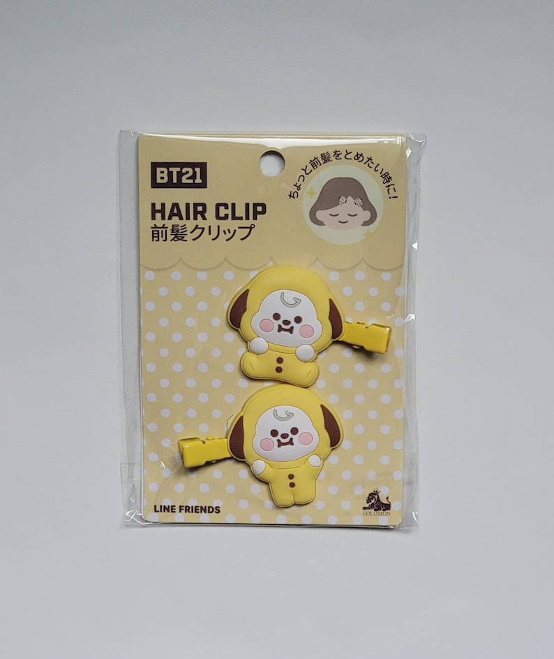 BT21 Chimmy Shooky Hair Clip Official - Etsy