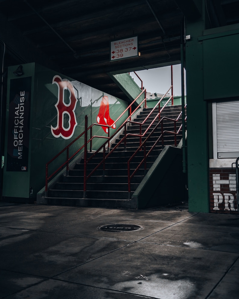 PHOTO Fenway Park Ramp to Field Paper Canvas & Foam Board - Etsy