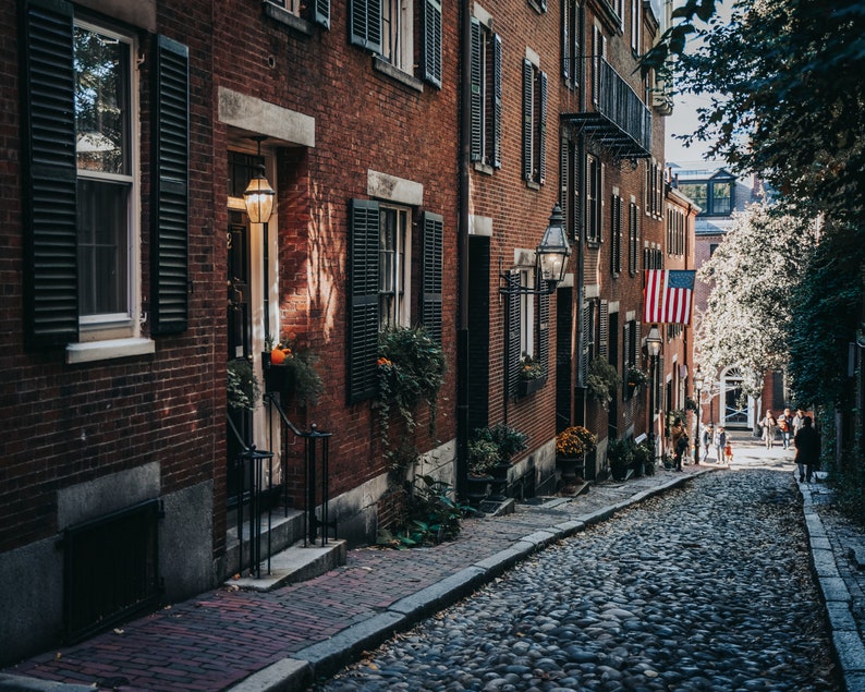 PHOTO | Fall Vibes on Acorn Street in Boston | Paper, Canvas & Foam ...