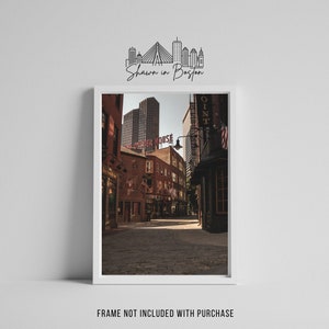 PHOTO | Historic Marshall Street, Boston | Paper, Canvas & Foam Board ...
