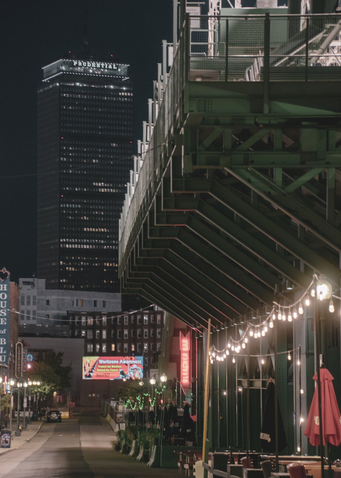 PHOTO Lansdowne Street Boston During a 2020 Pandemic Era Redsox Game ...