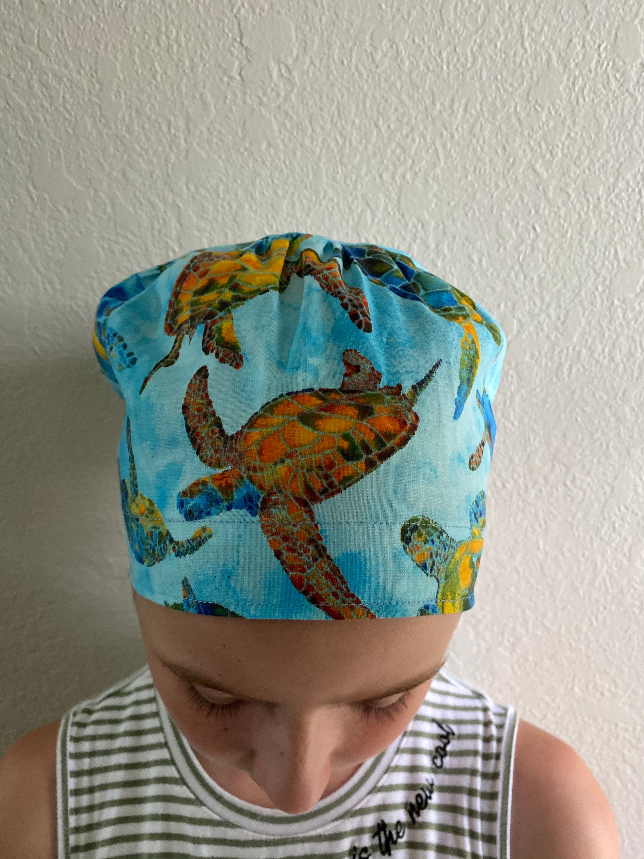 Sea Turtles Scrub Cap Euro Scrub Cap Surgical Scrub Hats - Etsy