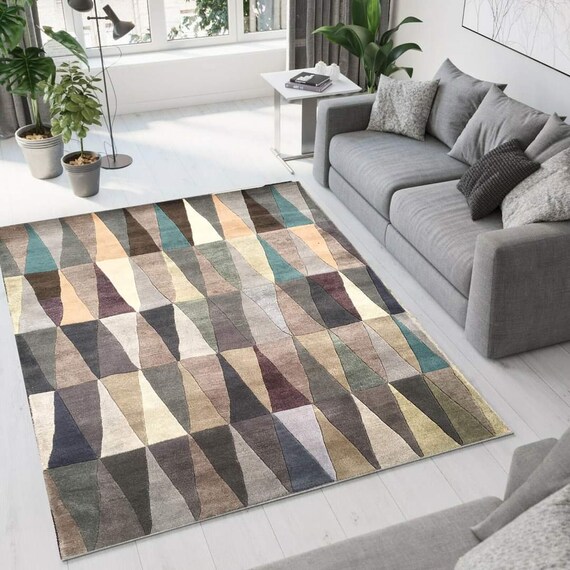 Handmade Scandinavian Design 100 Knots Quality Rug Carpet - Etsy