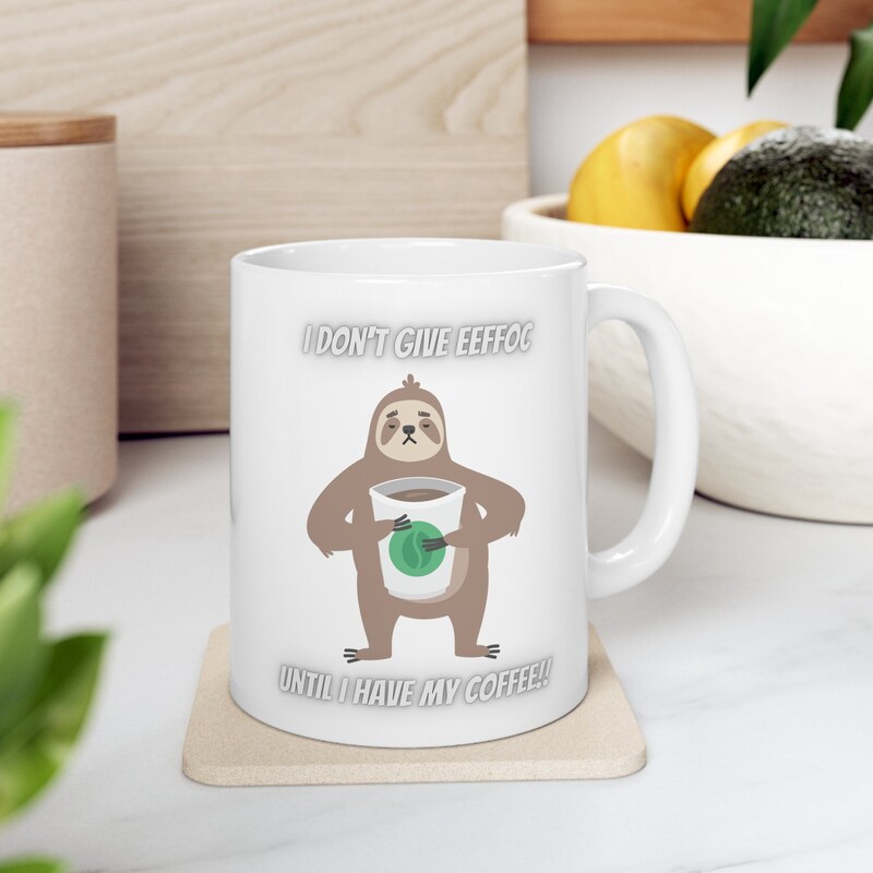 Sloth Tea Cup - Etsy