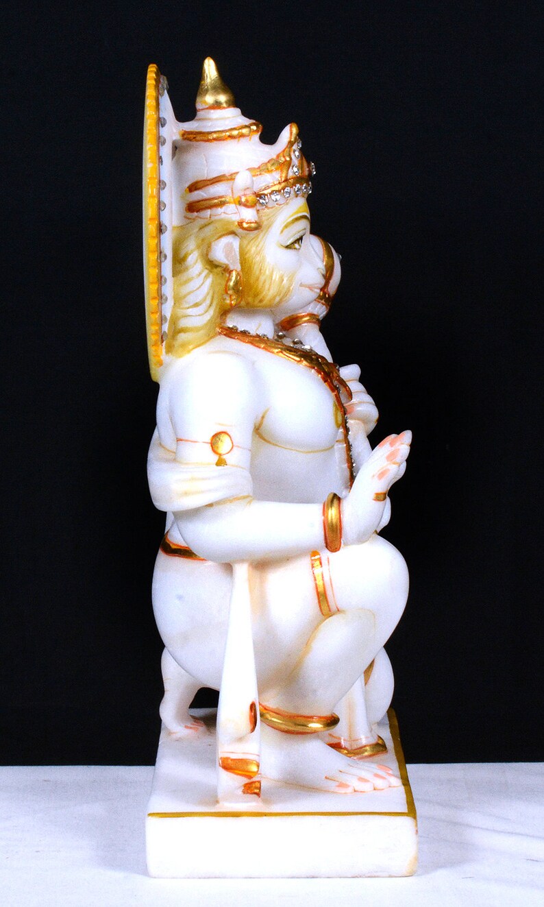 Marble Stone Hanuman Statue Handmade Hanuman Ji - Etsy