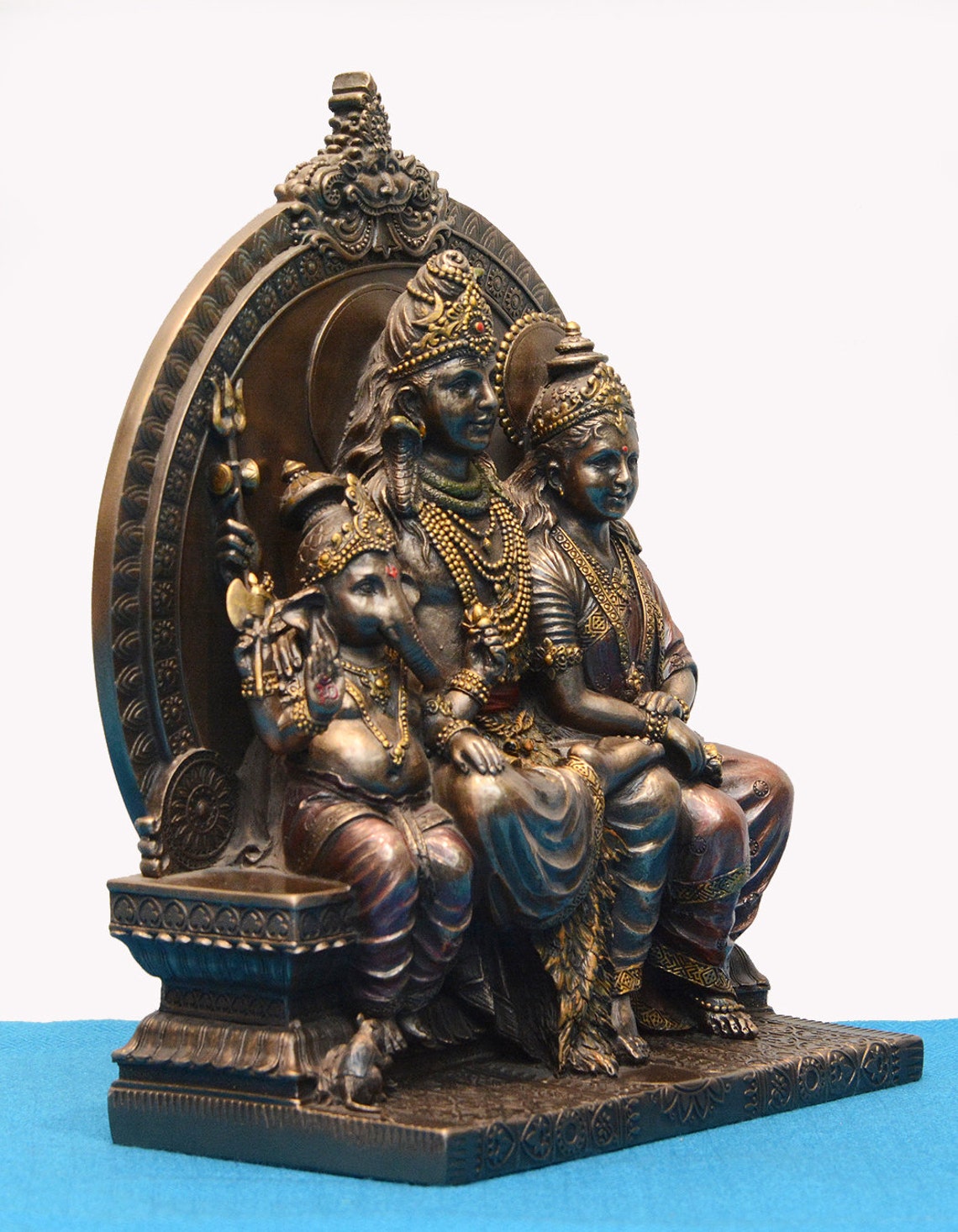 Shiva Family Statue 8 Inches Shiva Statue Lord Shiva - Etsy