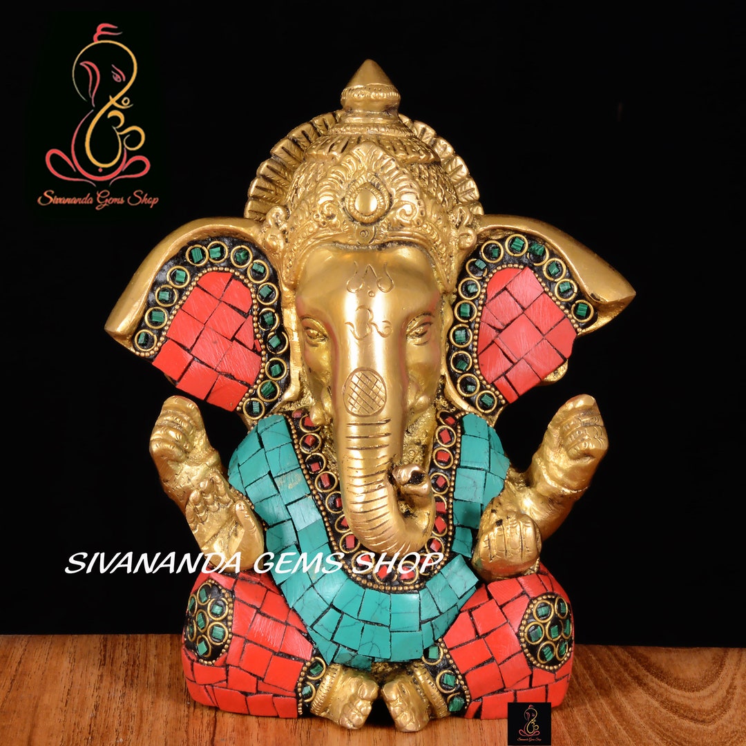 Ganesh Statue, Lord Ganesha Statue, 16 Cms, Brass Ganesha, Modern ...