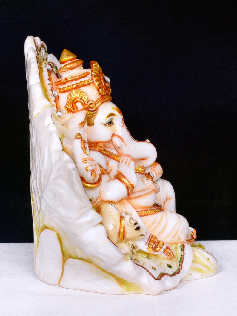 Ganesh Statue 4.5 Inch Load Ganesha Statue Colourful | Etsy