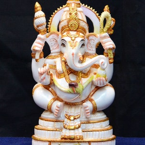 Ganesh Statue, Lord Ganesha Statue, Marble Ganesha, Ganesh for Altar ...