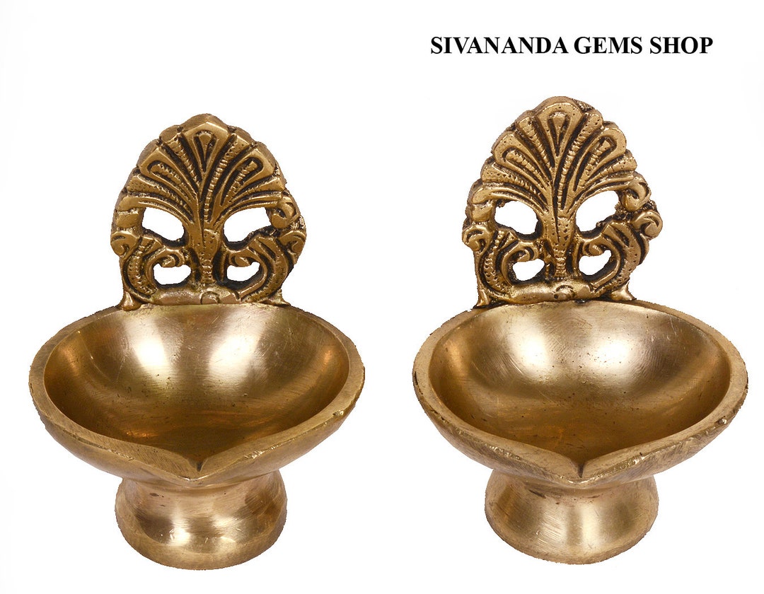 Oil Diya oil Lamptemple Lamp Temple Diya puja Diya home Decor ...