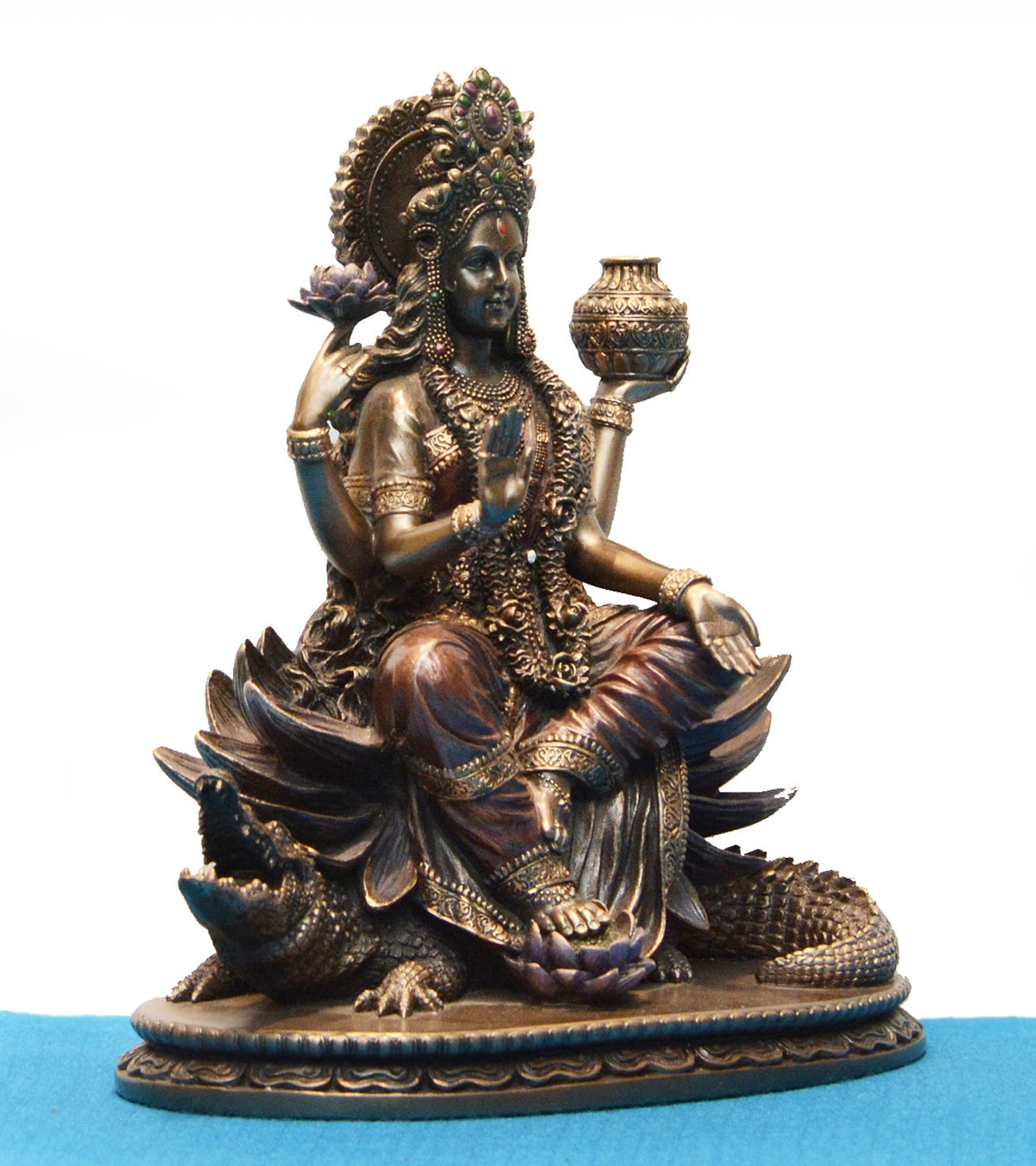 8inches The lord Ganga MAon crocodile holy river Ganga | Etsy