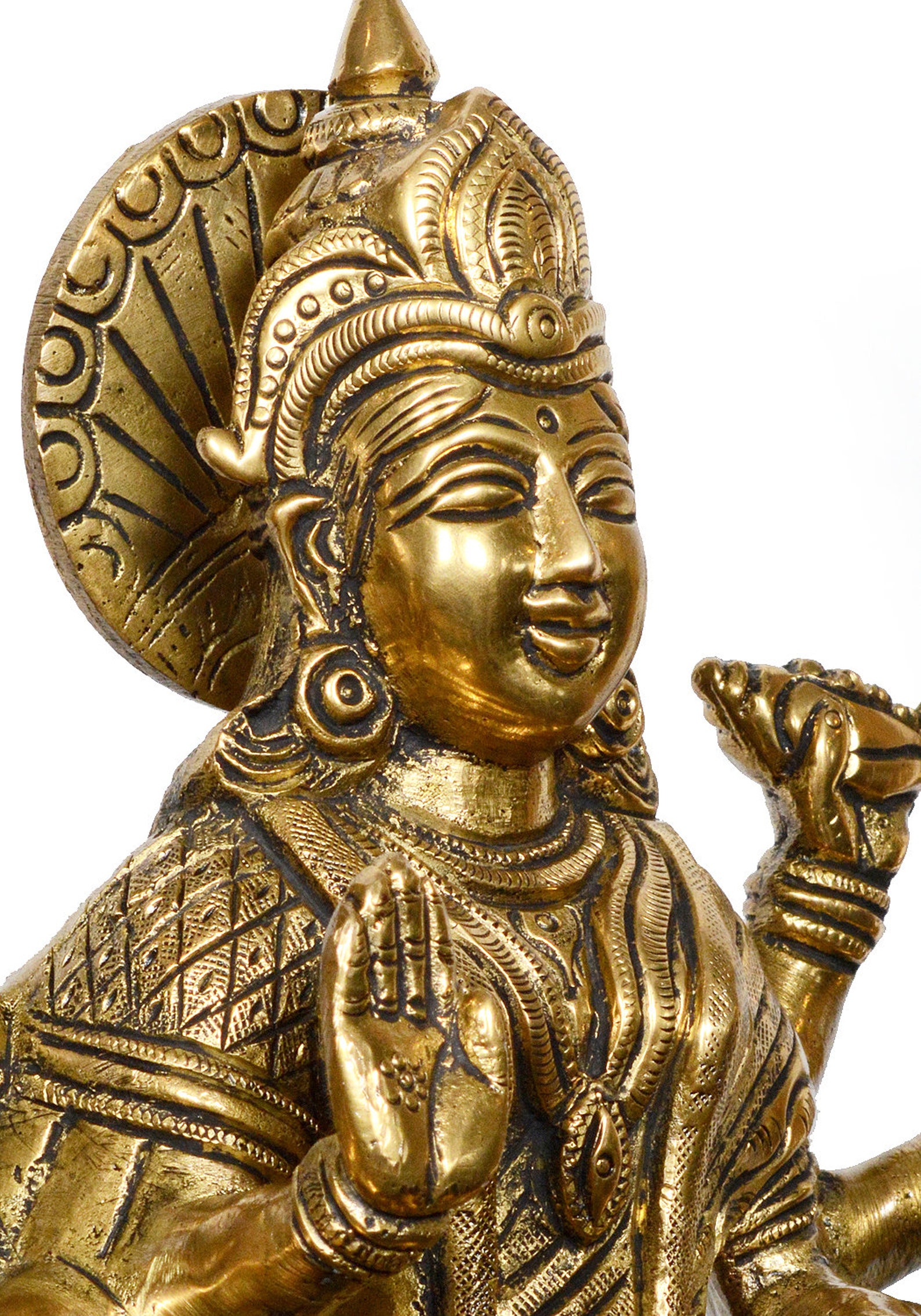 Brass Durga Maa Statuedurga Devi Statuemahashakti | Etsy