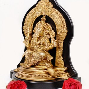 Lord Ganesha Statue, Lord Ganesh Statue, 12" Hindu Good Luck God Statue ...