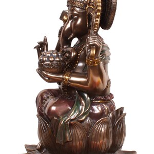Lord Ganesha Statue, Lord Ganesh Statue, 18" Hindu Good Luck God Statue ...