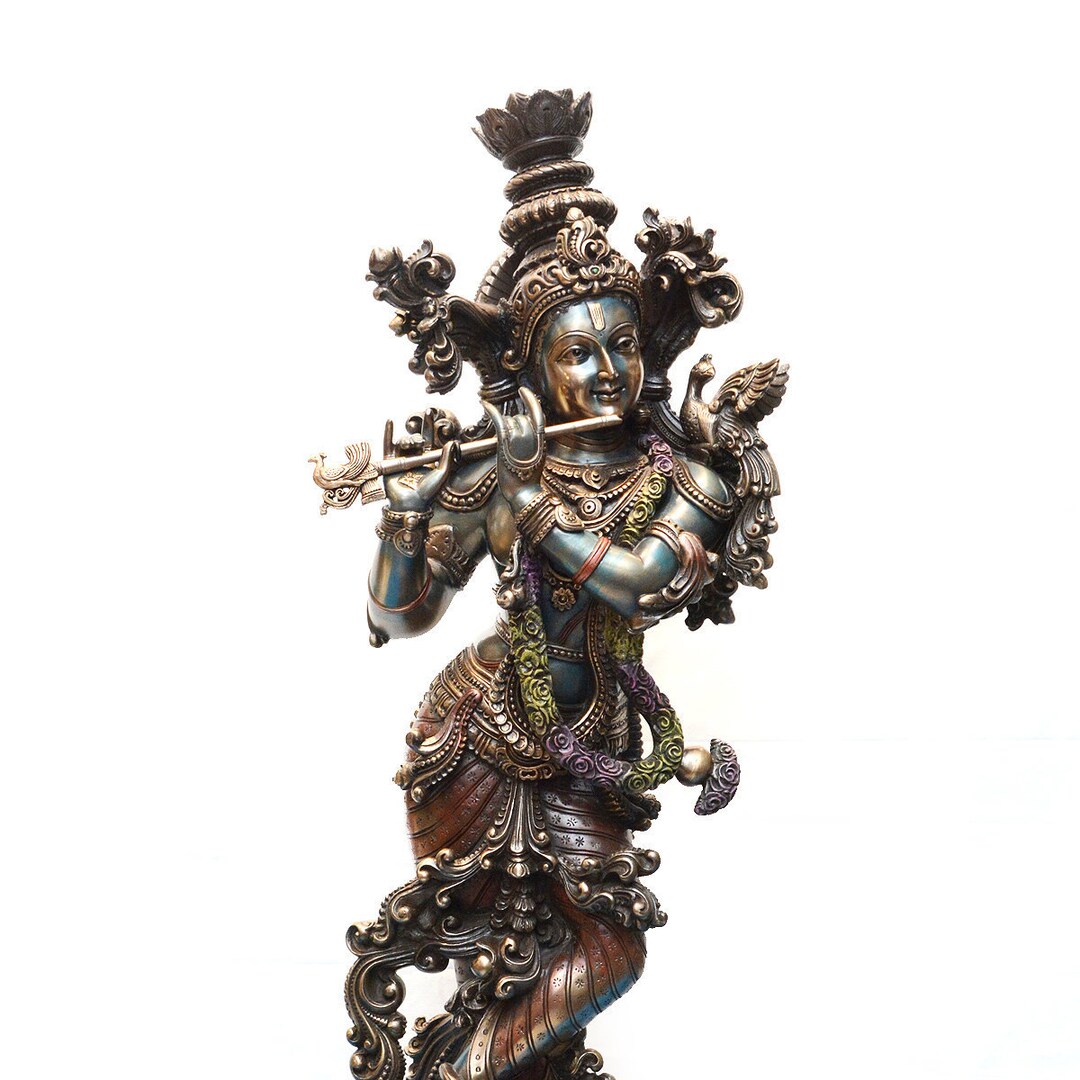 Krishna Statue, Lord Krishna Statue, 30inch, Hindu God, Lord Statue ...