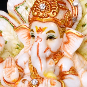 Ganesh Statue, 4.5 Inch, Load Ganesha Statue, Colourful Ganesha Statue ...