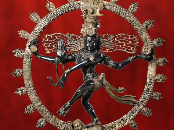 Indian Goddess Of Dance Natraj Statue,23.2inches, Dancing Shiva, Lord