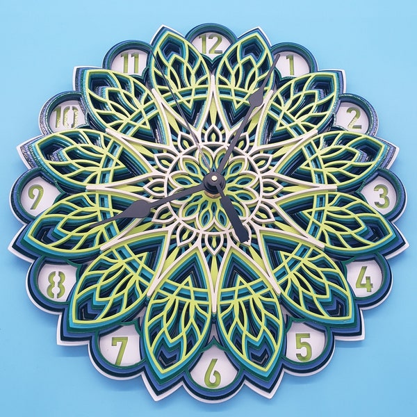 Mandala Clock - Etsy