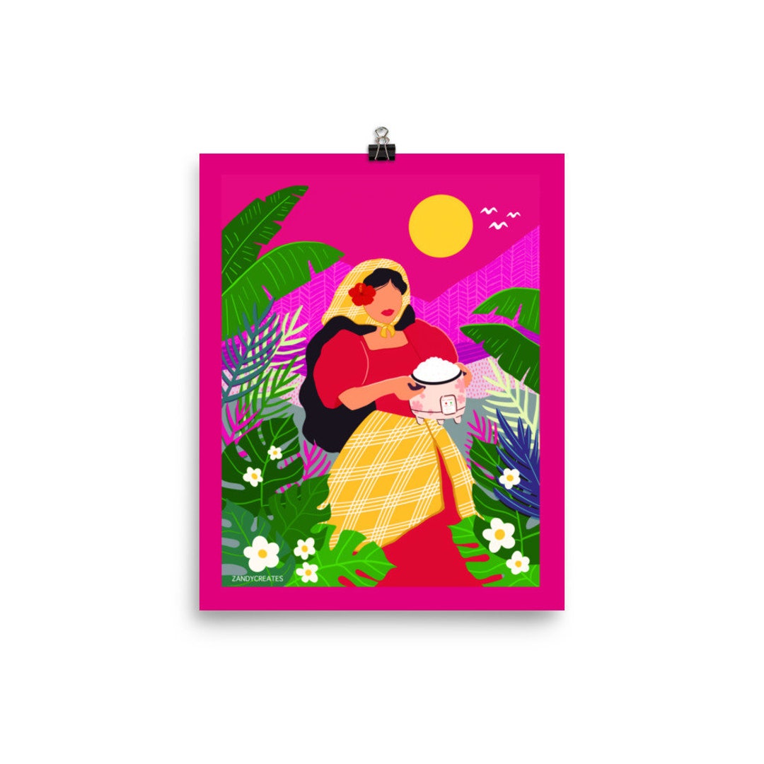 SO MODERN FILIPINA Poster Filipino Art Filipino Pride - Etsy