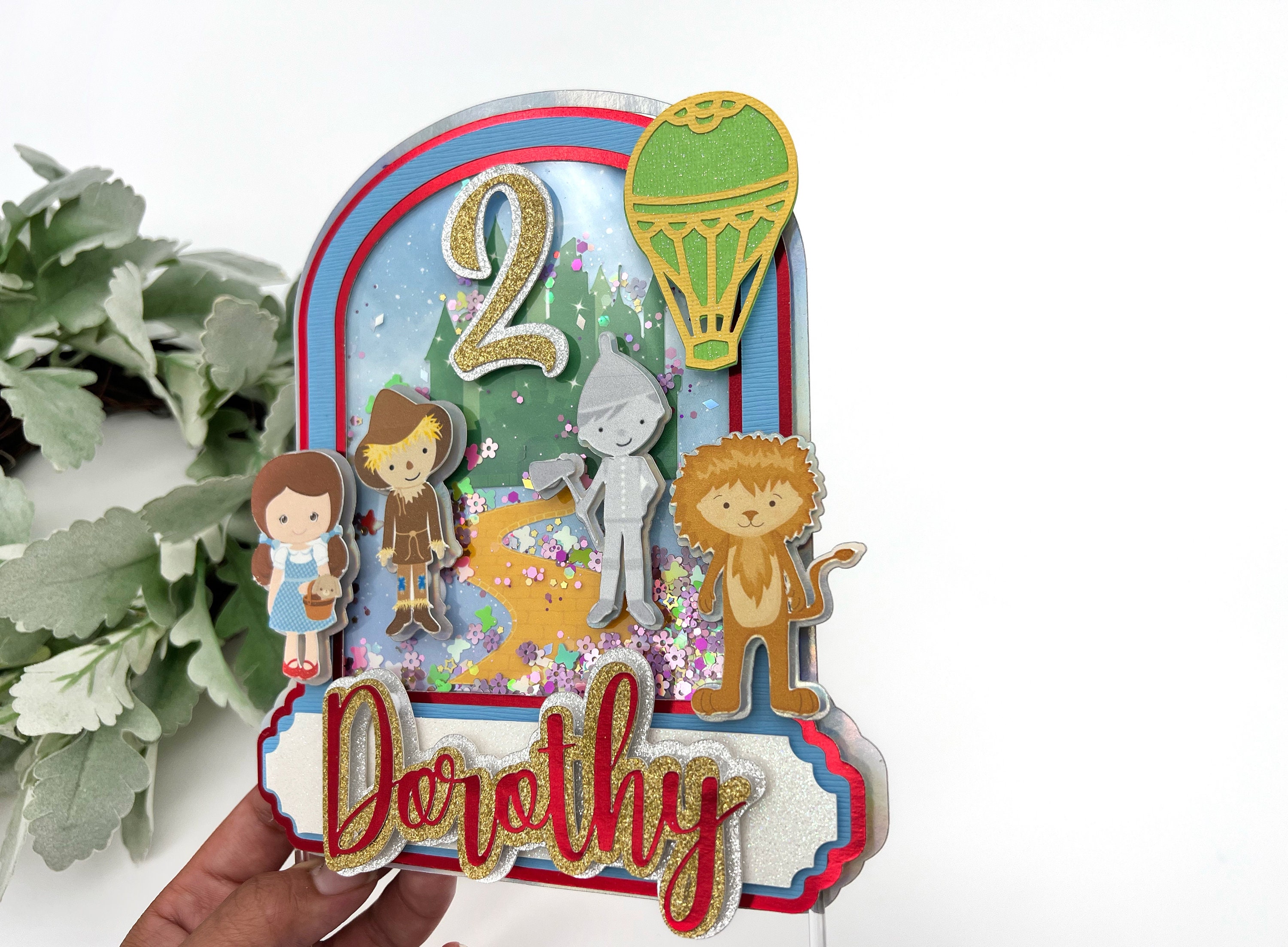 Wizard of Oz Decorations, Wizard of OZ Cake Toppers Shaker, Wizard of ...