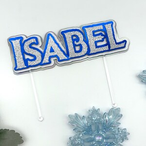 Castle Cake Topper, Inspired Frozen Castle Cake Decorations, Custom ...