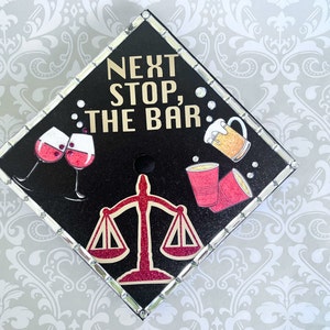 Law School Graduation Cap, Graduation Cap Topper Custom, Senior Cap ...