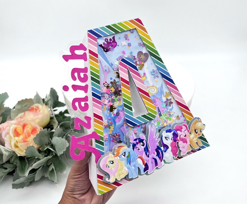 Pony Inspired Decor, My Little Pony Cake Topper Shaker, My Little Pony ...