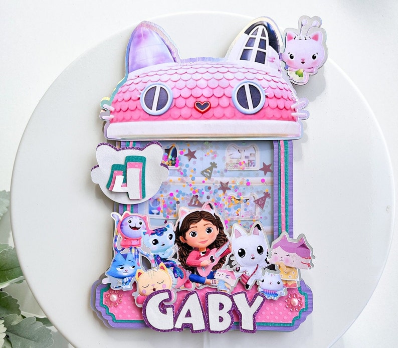 Gabby's Dollhouse Cake Topper Gabby's Dollhouse - Etsy