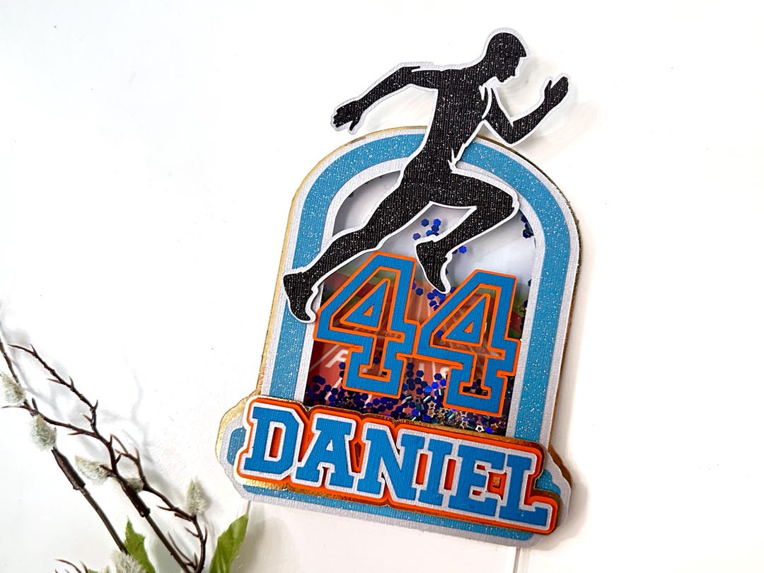 Runner Birthday Inspo, Marathon Cake Topper, Track & Field, Running ...