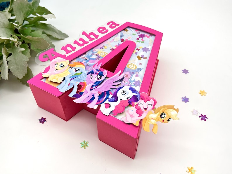 Pony Inspired Decor, My Little Pony Cake Topper Shaker, My Little Pony ...
