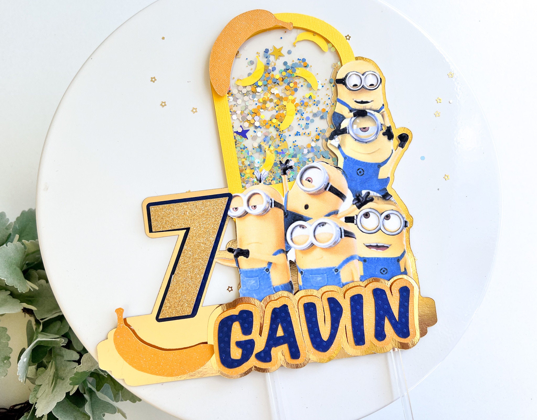 Minions Cake Topper Minions Shaker Cake Toppers Minions - Etsy