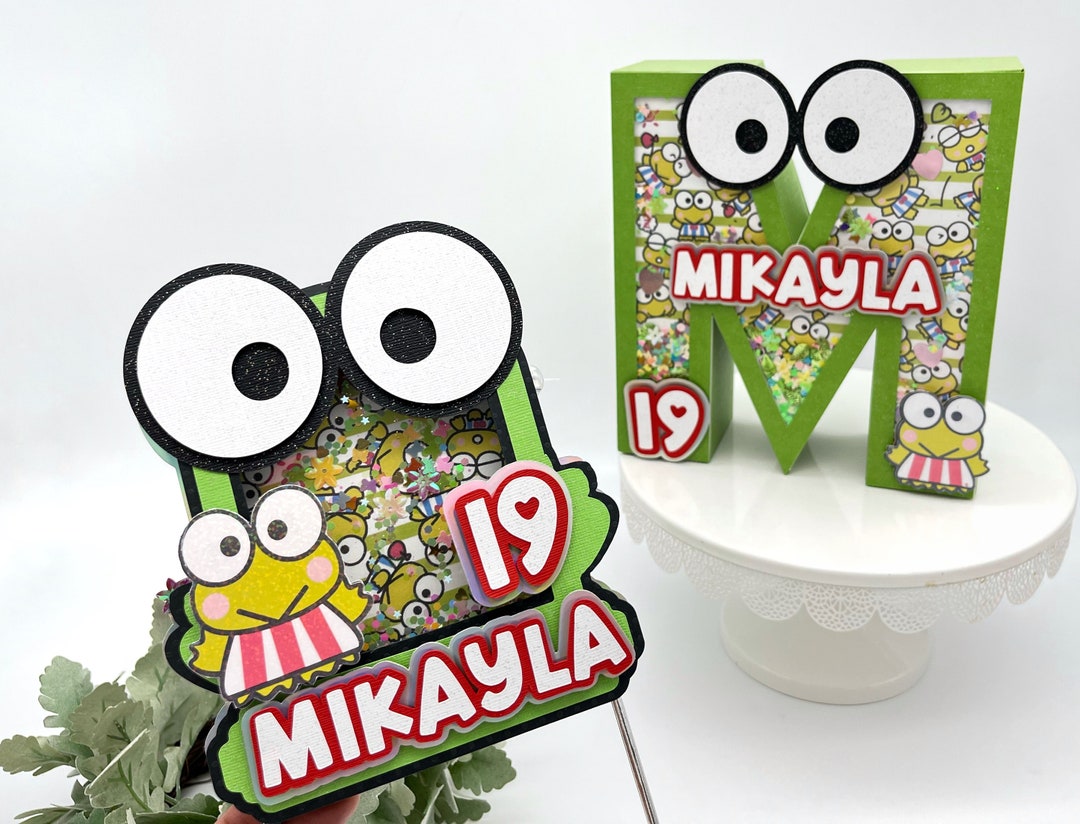 Keroppi Decorations Inspired,custom 3D Letter, Sanrio Party Decor ...