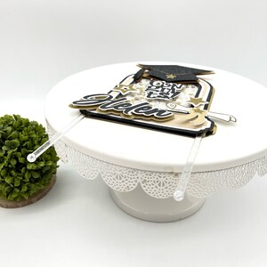 Graduation Cake Topper, Grad Cake Topper Shaker, USF Cake Topper ...