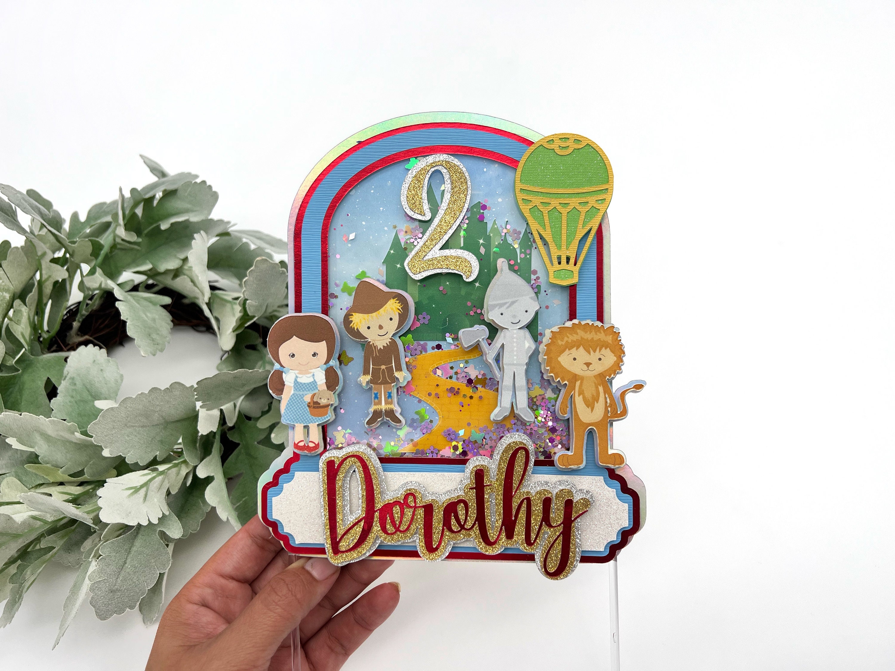 Wizard of Oz Decorations, Wizard of OZ Cake Toppers Shaker, Wizard of ...