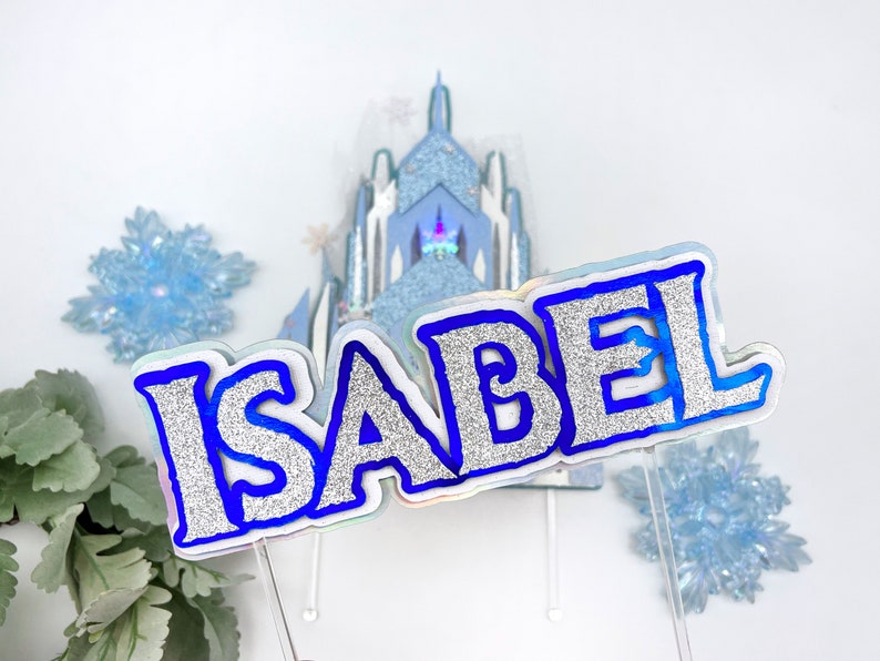 Castle Cake Topper, Inspired Frozen Castle Cake Decorations, Custom ...