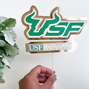 Graduation Decoration, Custom Grad Party Decoration, Champagne Tags,usf ...