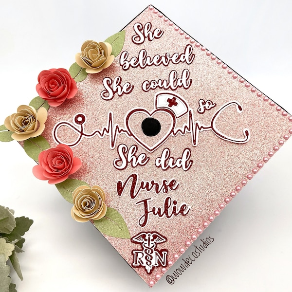Nurse Graduation Cap - Etsy