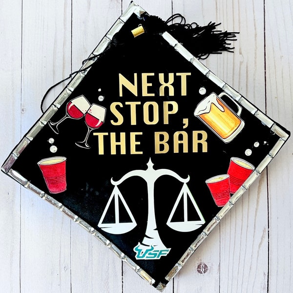Graduation Cap Law School Bound - Etsy