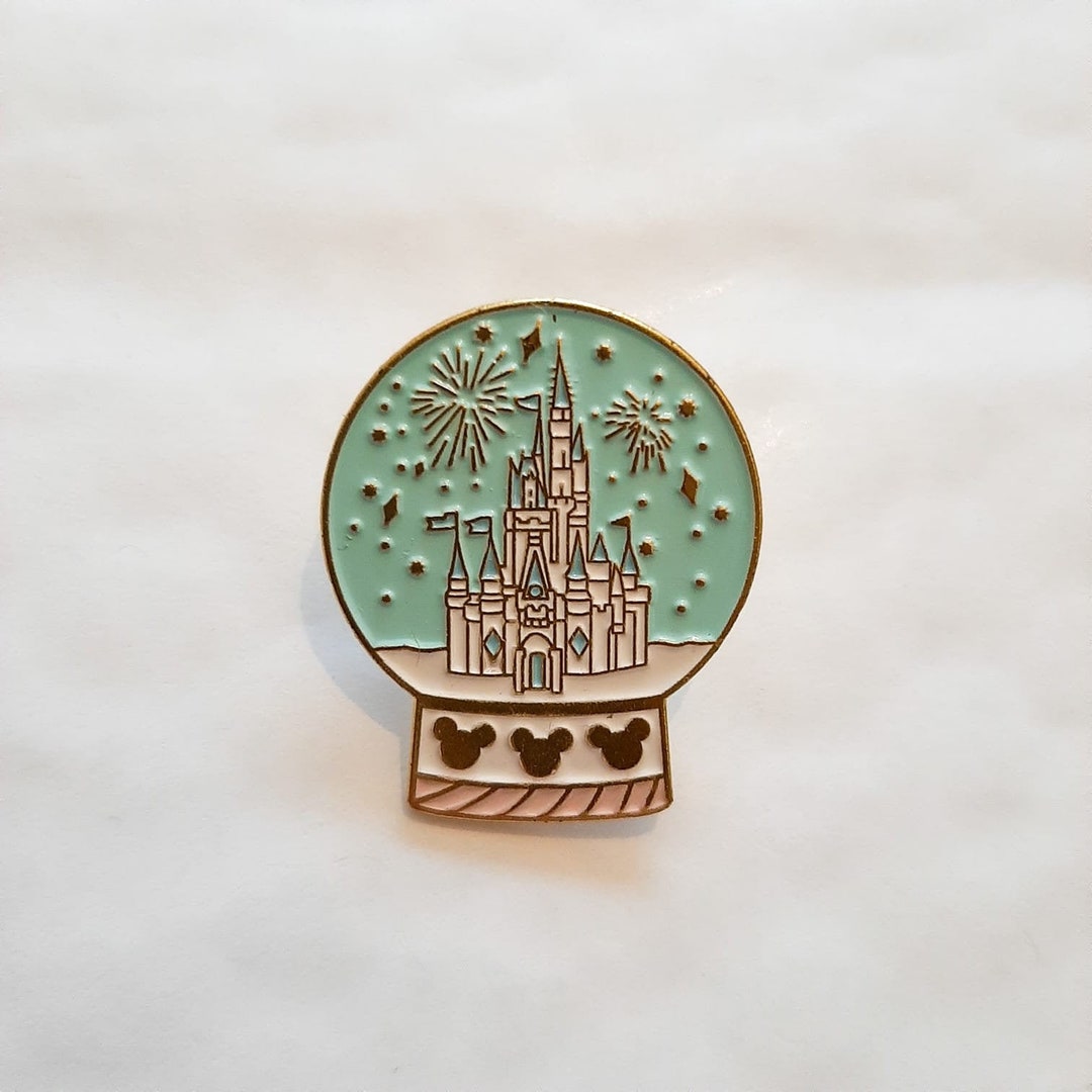 Small Cute Disney Style Princess Castle Fairytale Enamel Needle Minder ...