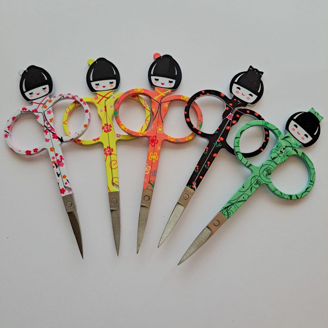 Japanese Kawaii Small Scissors, Embroidery, Sewing, Nail Scissors ...