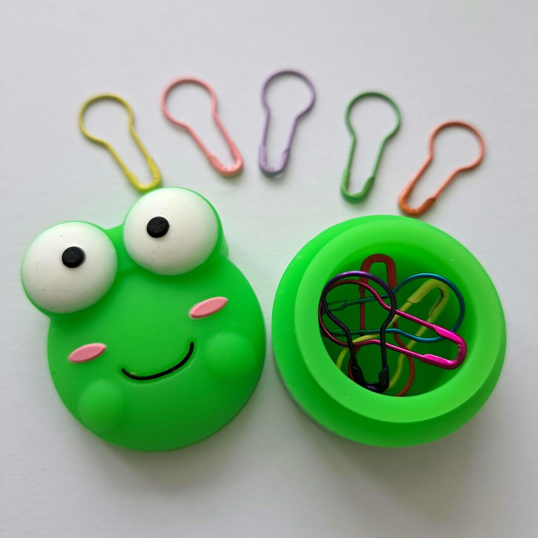 Frog Cute Kawaii Stitch Markers Progress Keepers Counters With ...