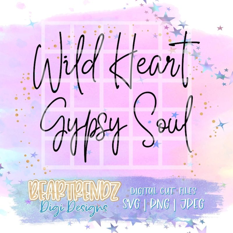 Gypsy Soul Svg - Etsy