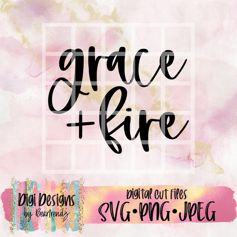 Grace SVG Grace and Grit Svg Amazing Gracejpeg Png Files - Etsy