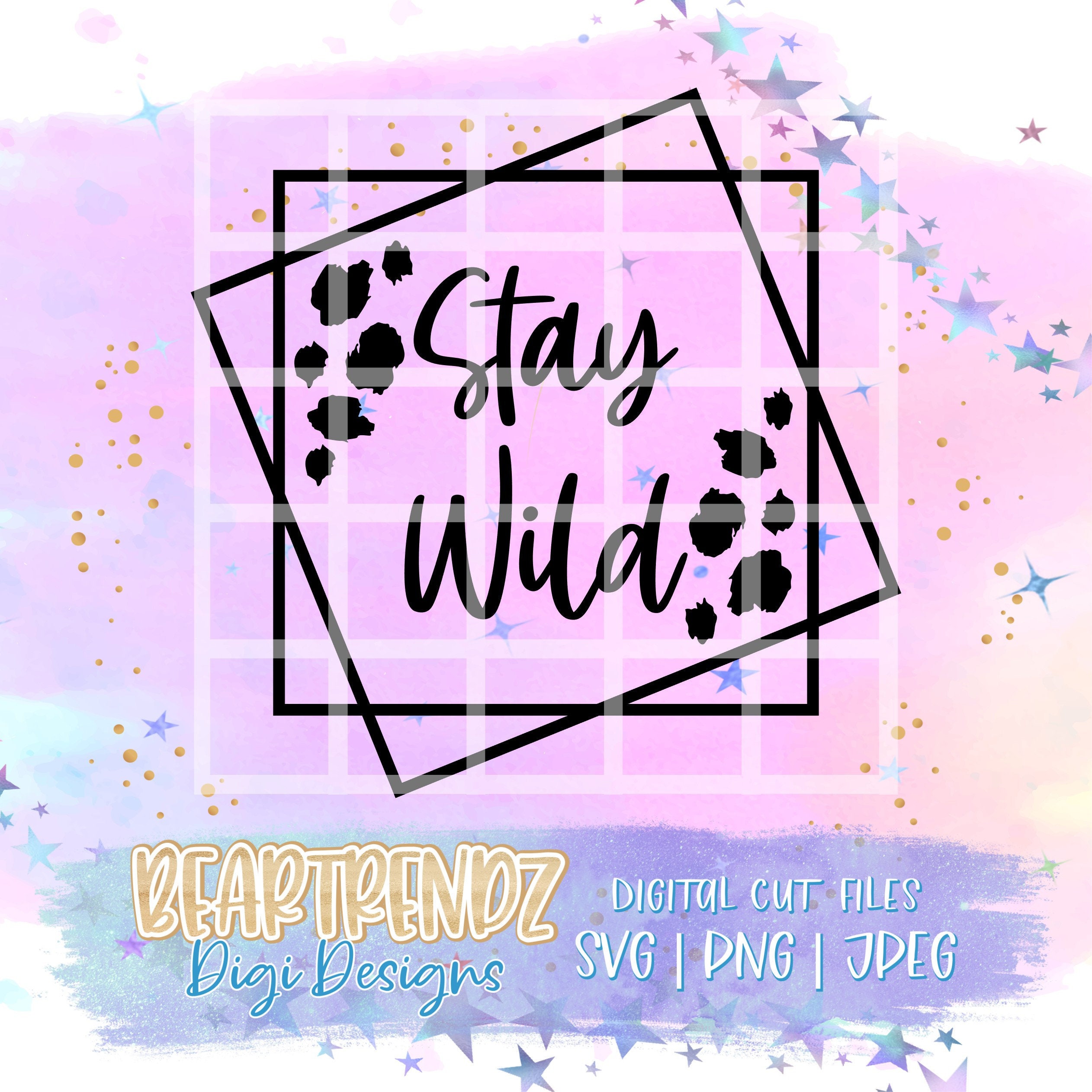 Stay Wild Svg Wild and Free Svg Boho Svg Cricut Cut Files - Etsy