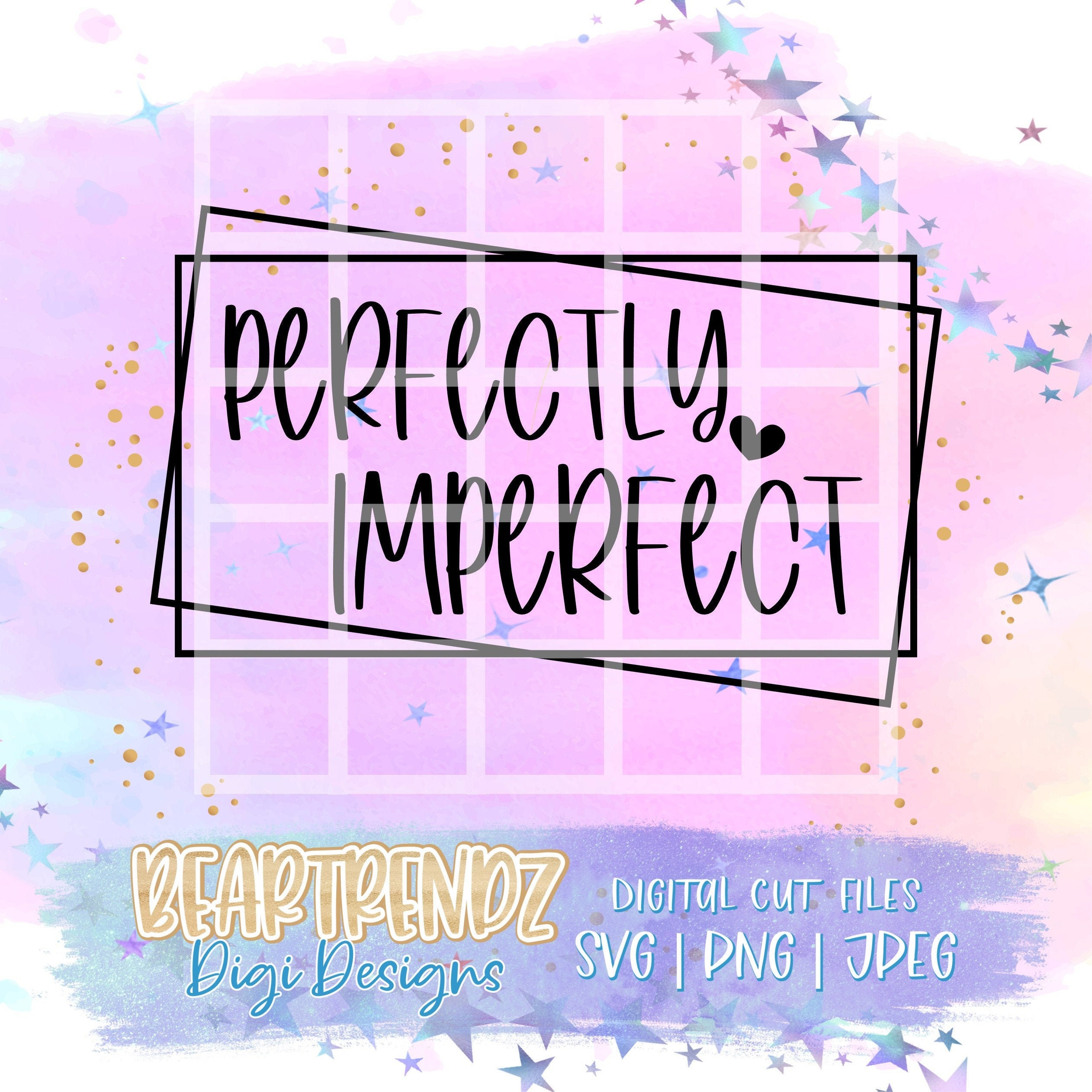 Perfectly Imperfect Svg Geometric Svg Savage Svg Boho Svg - Etsy