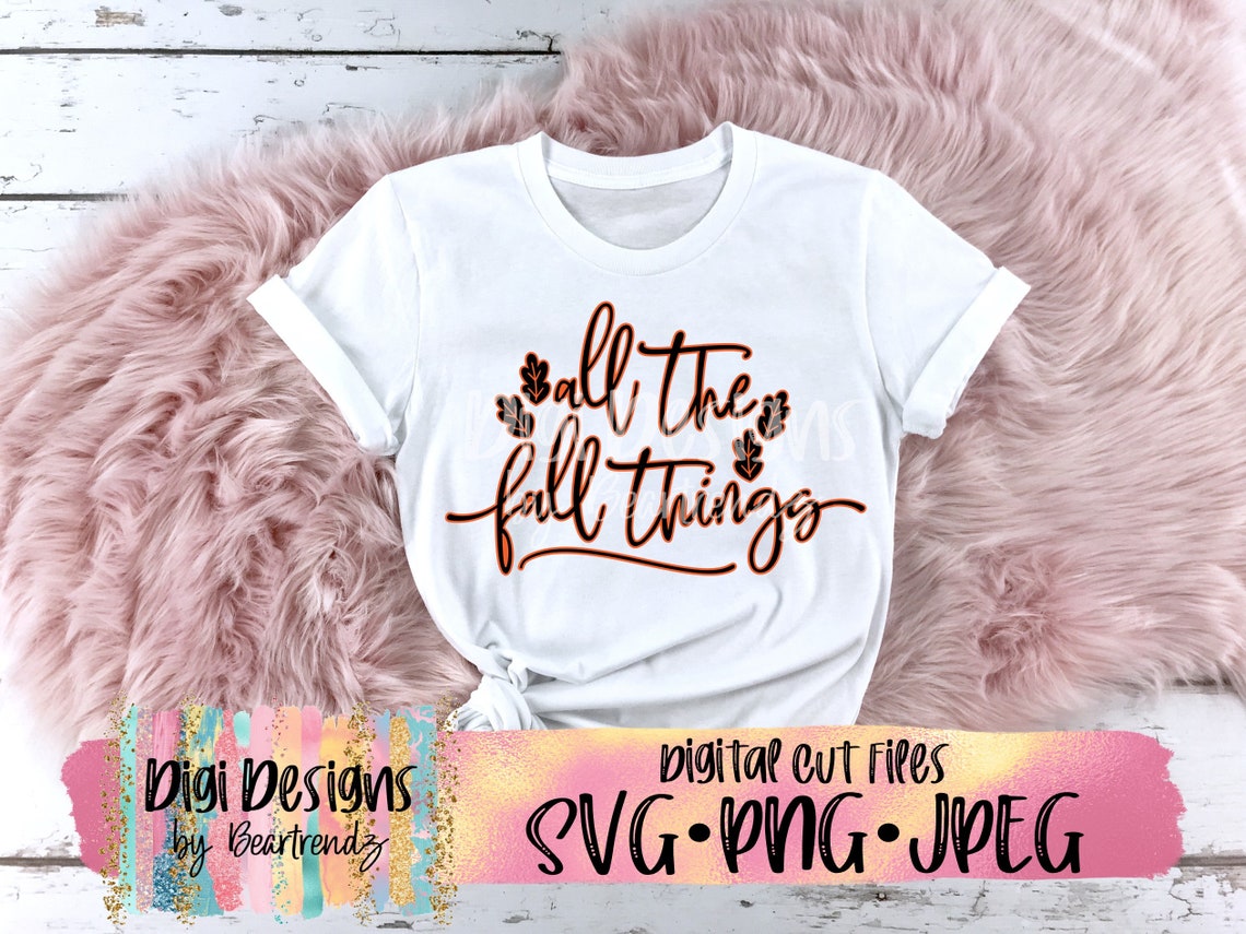 All the Fall Things Svg Hello Fall Svg It's Fall | Etsy