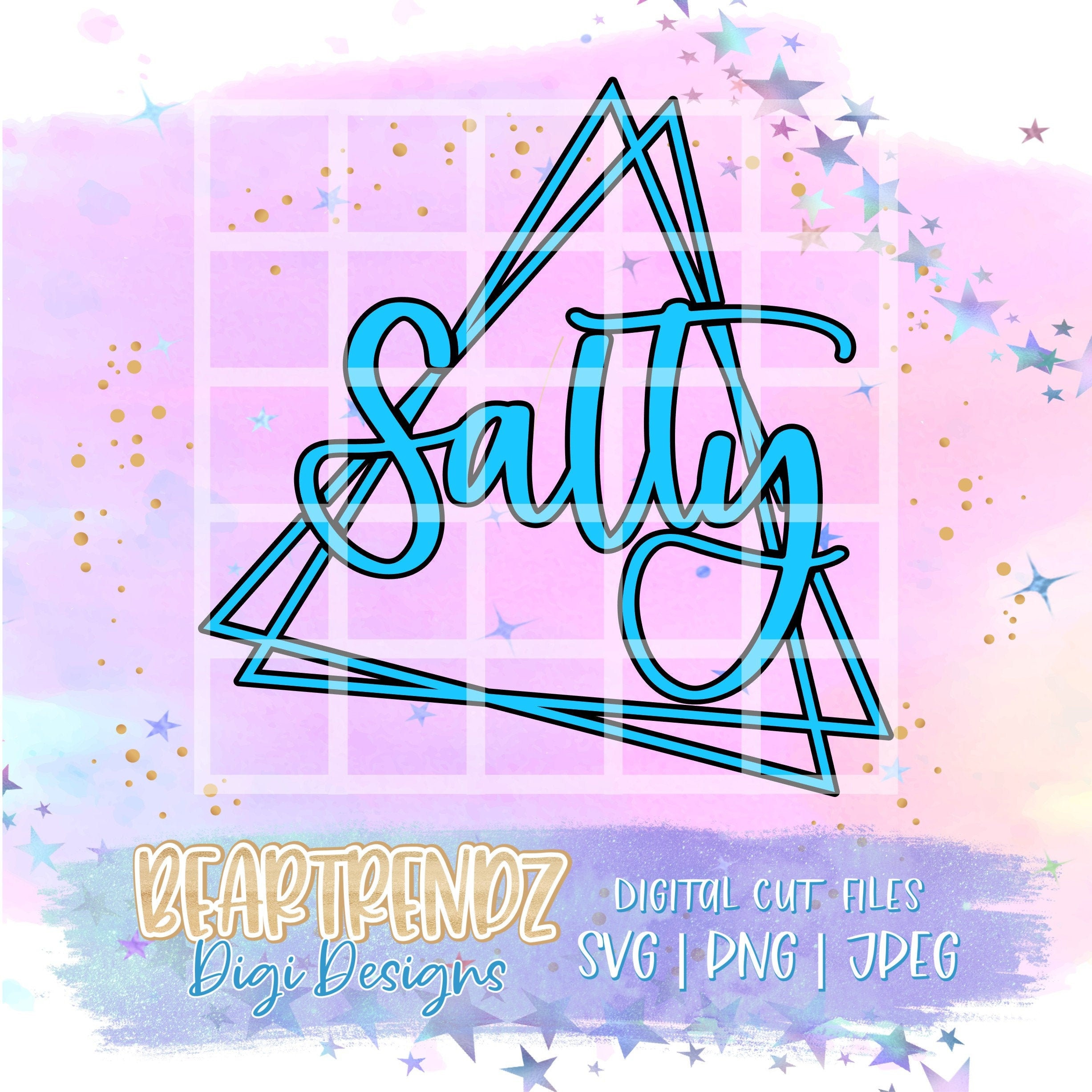 Salty Soul Svg Salty Svg Salty Beach Svg Beartrendz Svg | Etsy