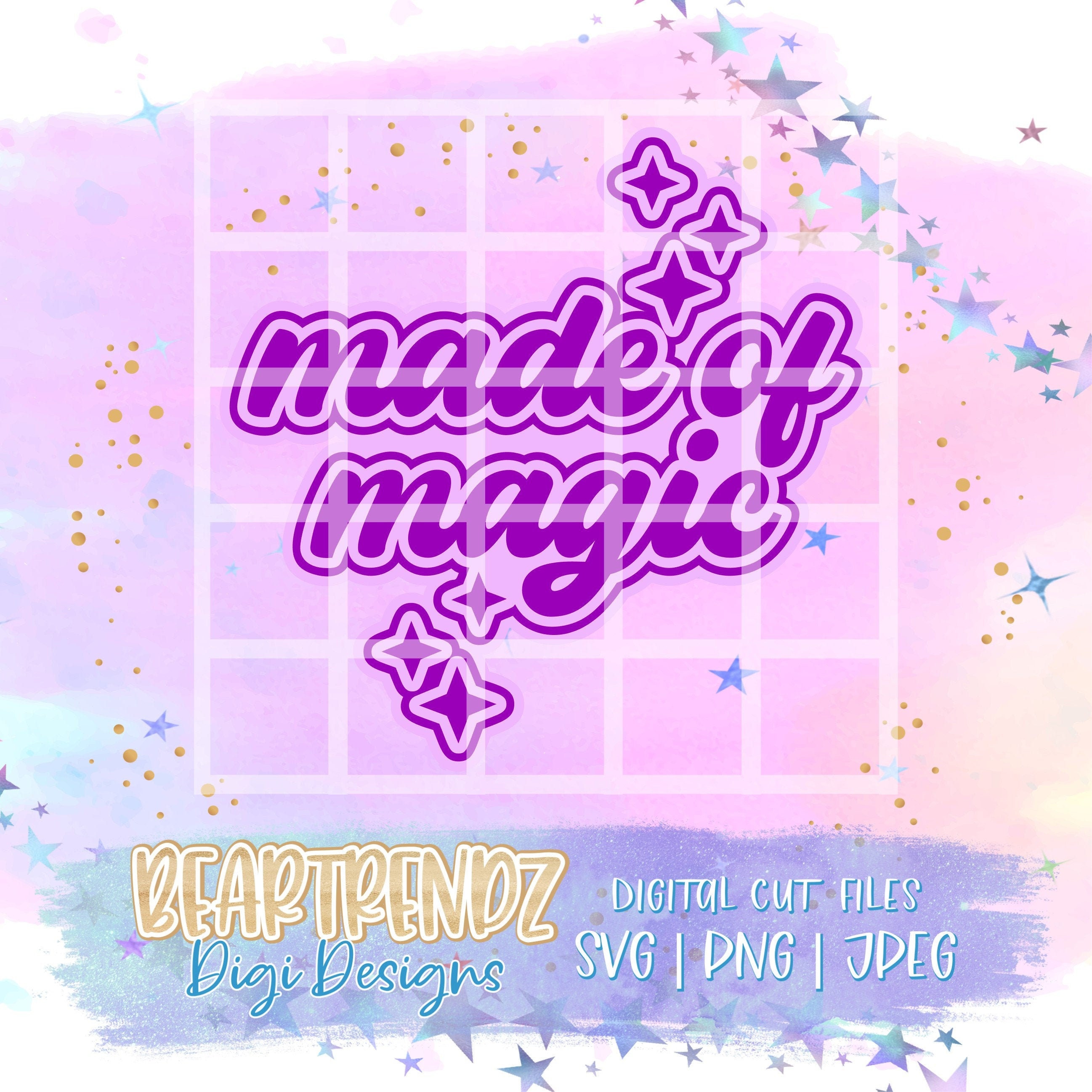 Made of Magic Svg Practical Magic Witchy Women Svg Witch - Etsy