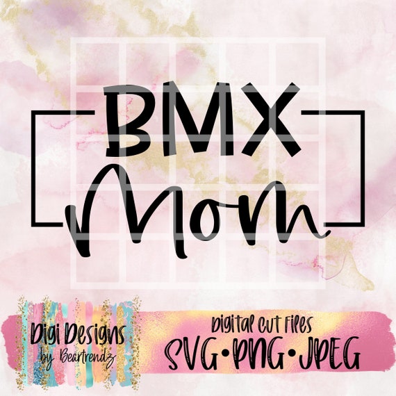 Bmx Mom Svg Geometric Svg Bmx Digital Cut File Cricut Cut Etsy